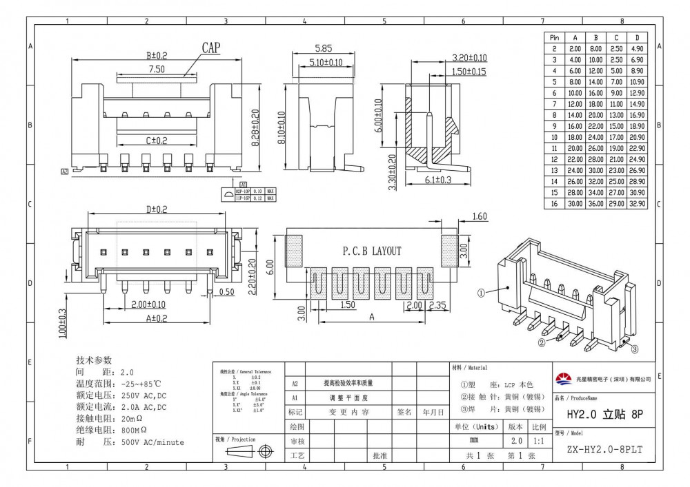 Megastar ZX-HY2.0-8PLT technical document