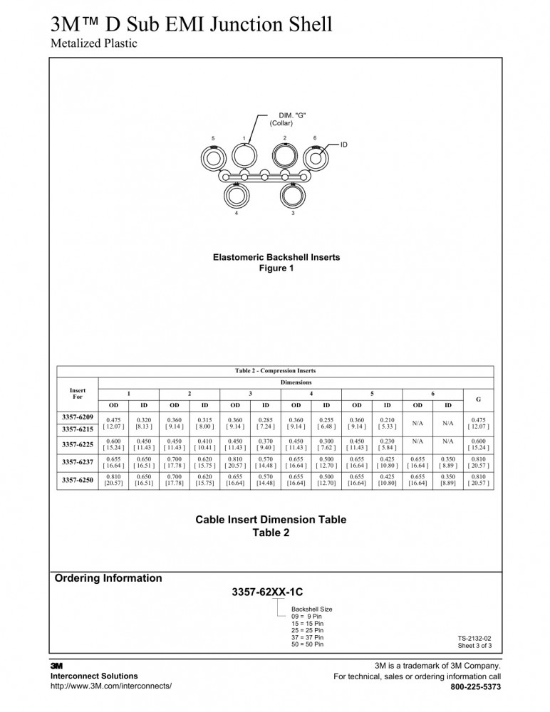 3M 3357-6225-1C technical document page 3