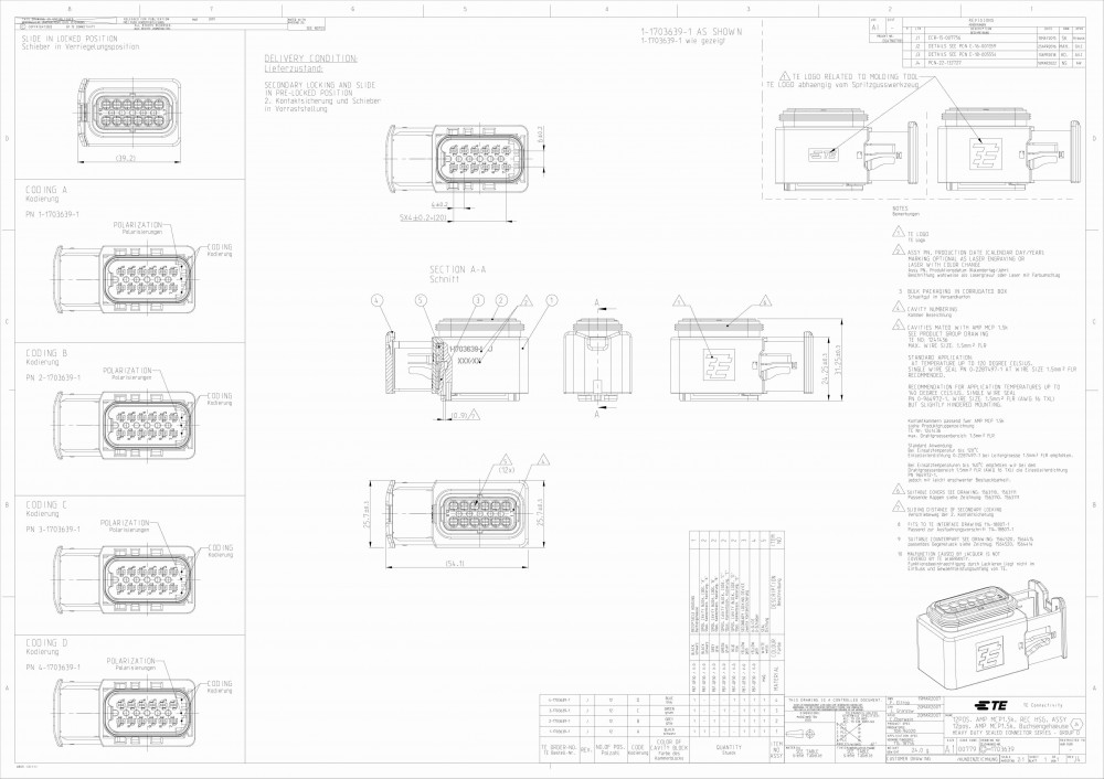 TE Connectivity 4-1703639-1 technical document preview
