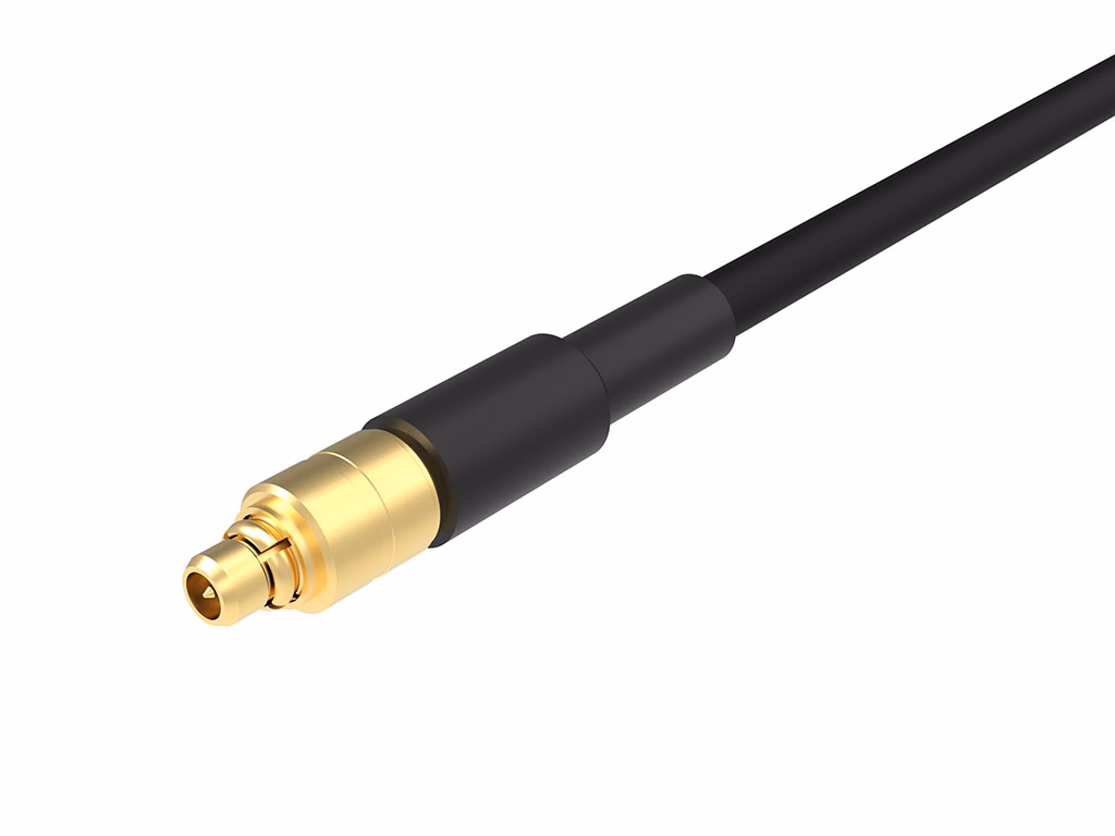 MMCX PoC Straight Plug to Pigtail on RG-174LL Cable, 450.00mm Length, 50 Ohms