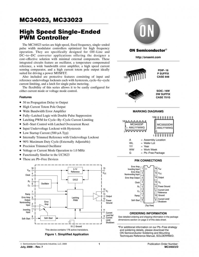 MC34023 datasheet page 2