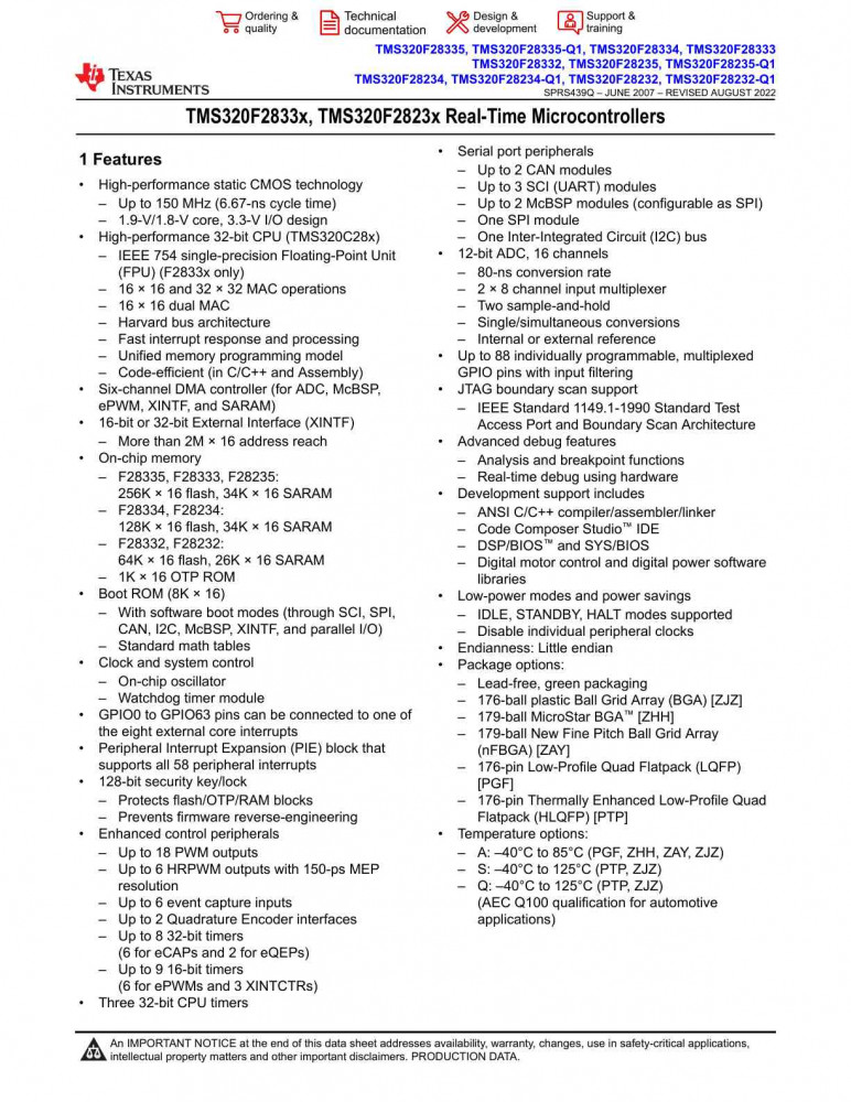 Technical document page 1