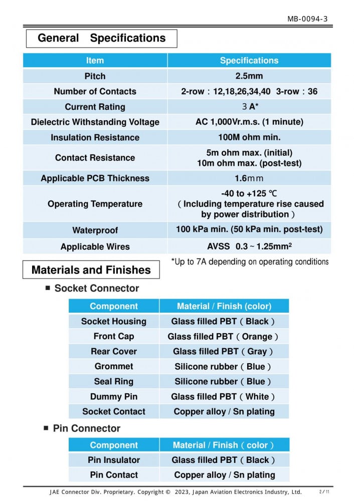 MX23A18SF1 technical document page 2