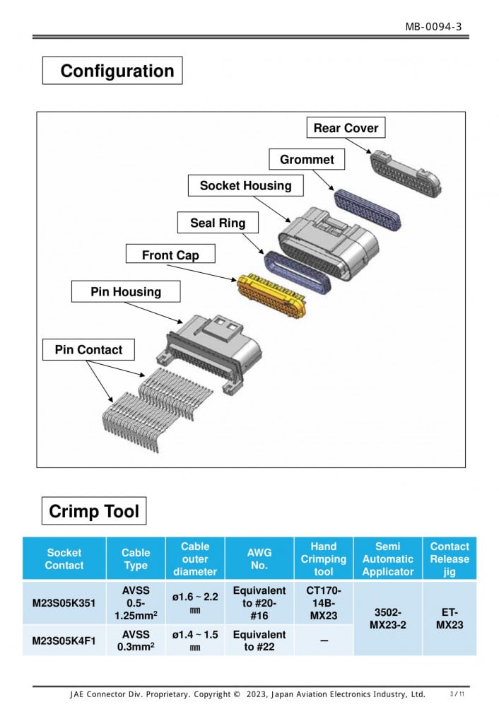 MX23A18SF1 technical document page 3