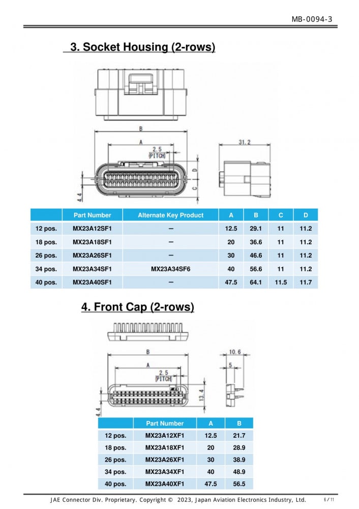 MX23A18SF1 technical document page 6