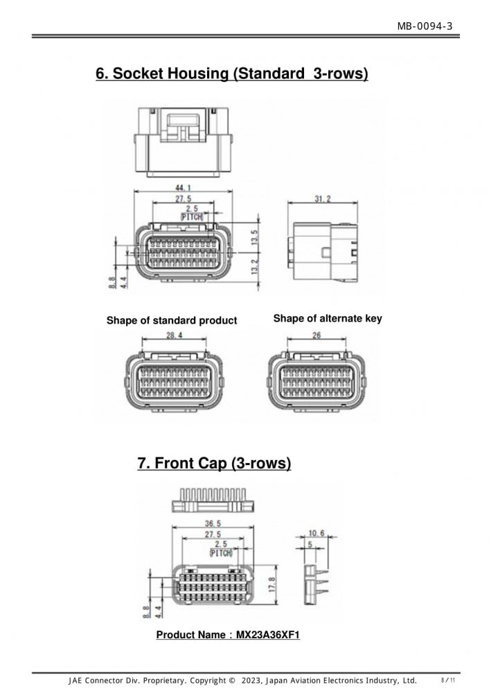 MX23A18SF1 technical document page 8