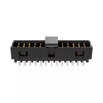 2.00mm Pitch, Milli-Grid PCB Header, Dual Row, Vertical, Through Hole, Shrouded, 26 Circuits, 0.38µm Gold (Au) Plating, 2.50mm Tail Length, Dual Side Slots, Dual Friction Locks, Center Polarization, with Cap, Tape and Reel for sale