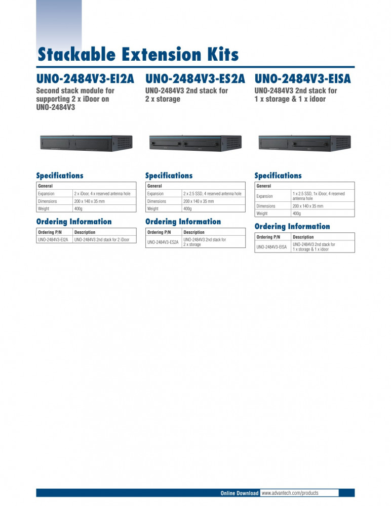 UNO-2484V3 technical document page 4
