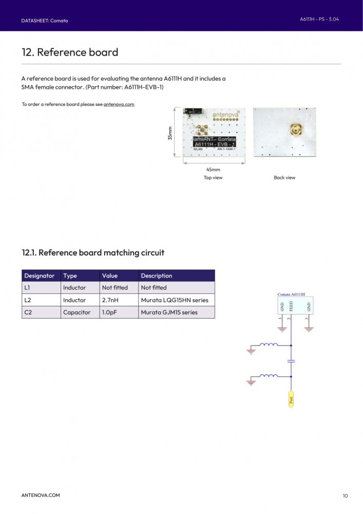 Comata A6111H datasheet page 10