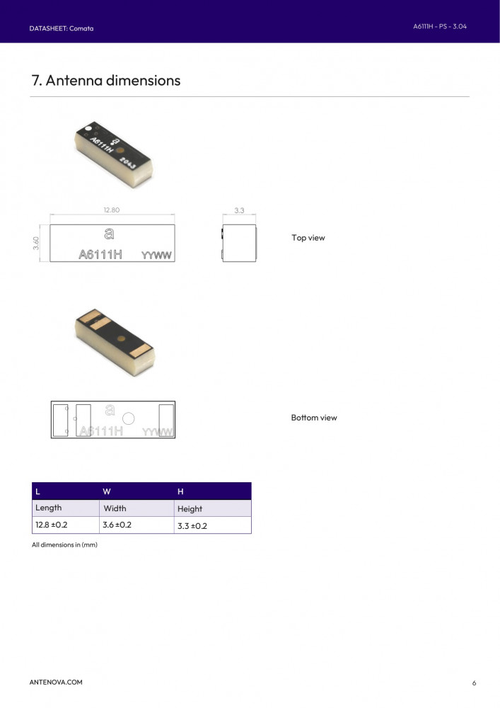 Comata A6111H datasheet page 6