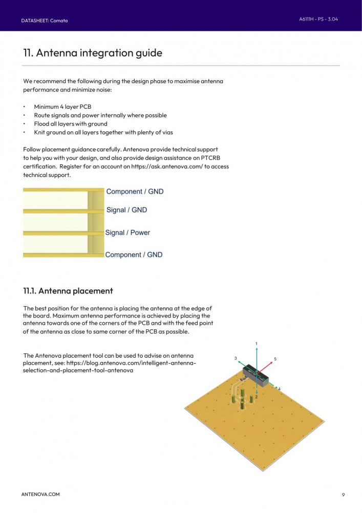 Comata A6111H datasheet page 9
