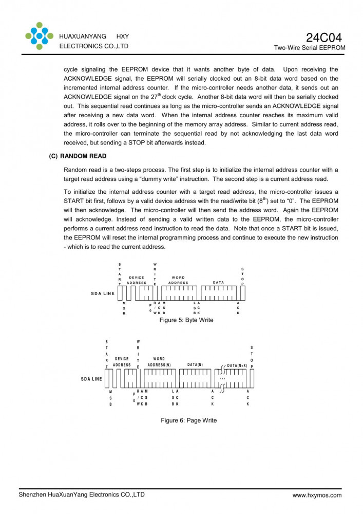 24C04-HXY technical document page 8