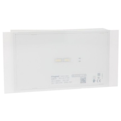 Recessed emergency light permanent  non permanent 100 lumens 3h autotest