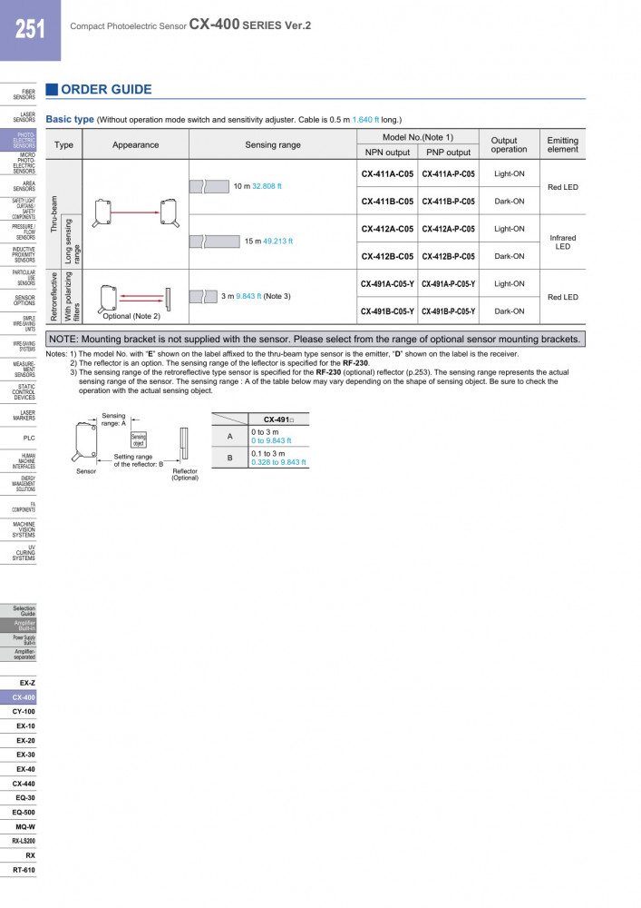 CX-400 series document page 7
