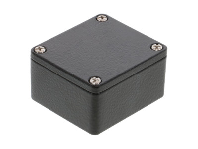 Enclosure, Die-cast Aluminum, S-8100 Series, without External Mounting Flanges, 180 x 180 x 101mm Outside Dimensions, not Painted
