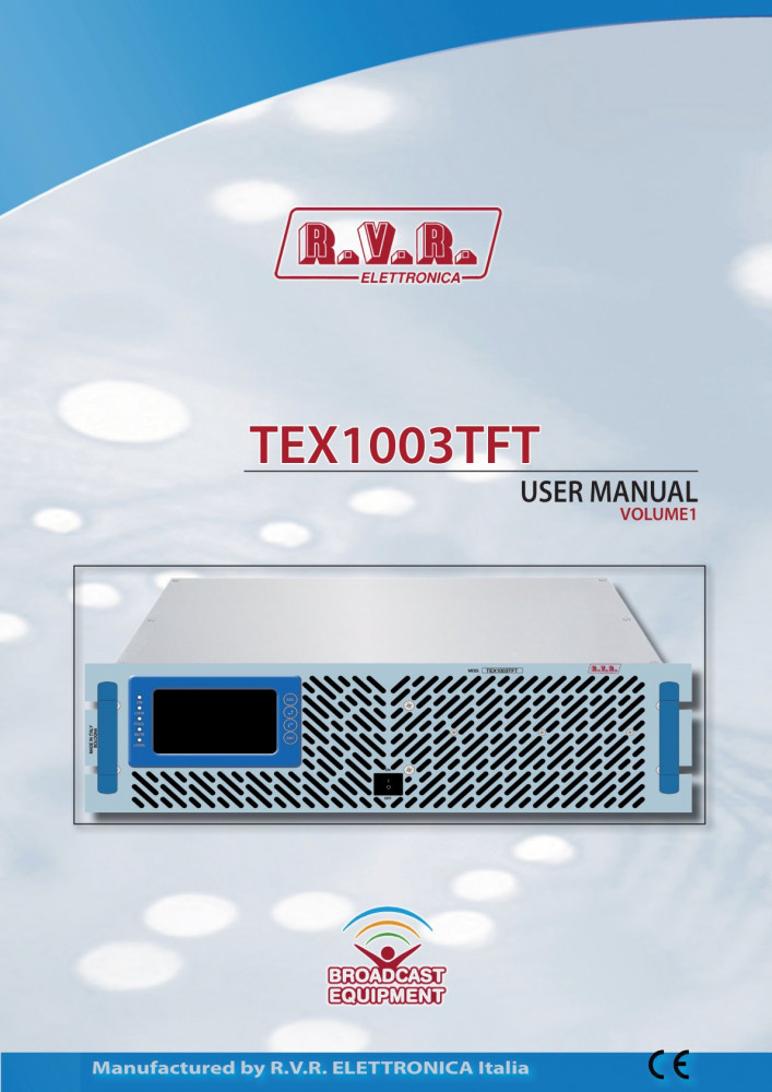 TEX1003TFT manual page 1