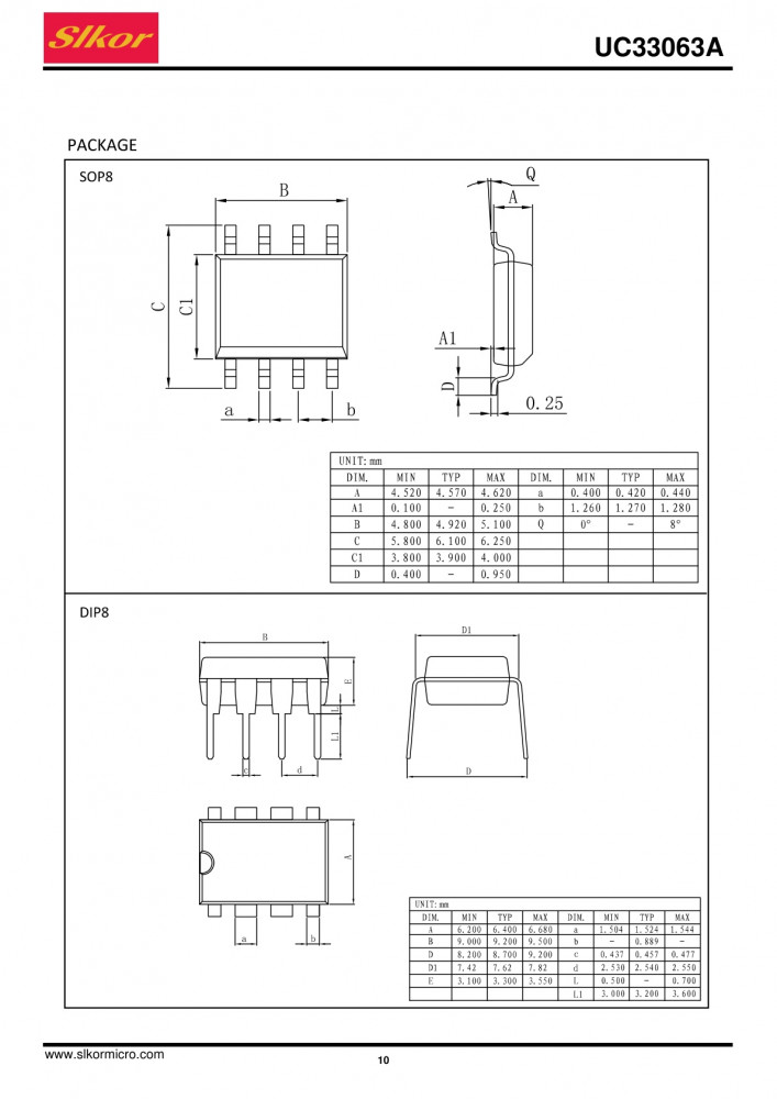 UC33063AG datasheet page 10