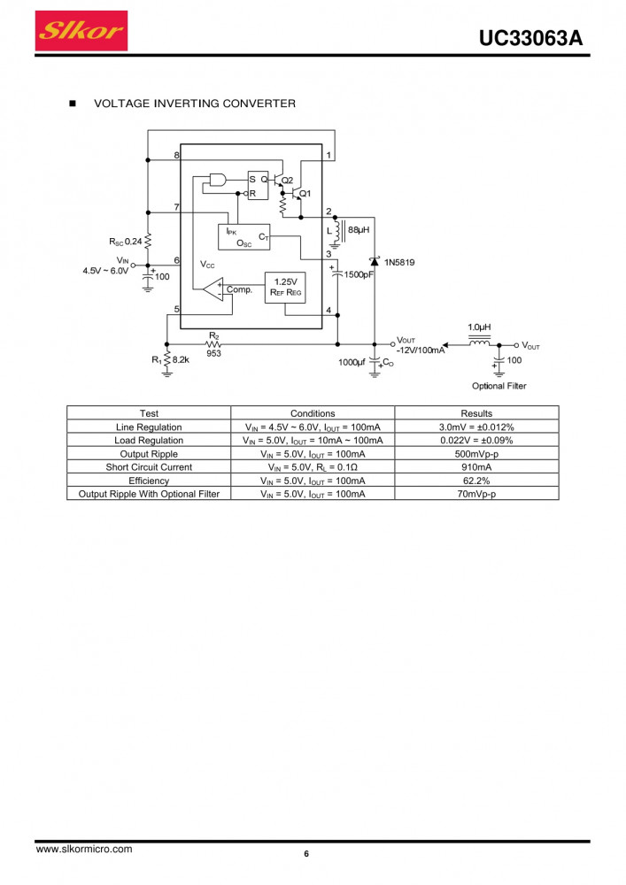 UC33063AG datasheet page 6