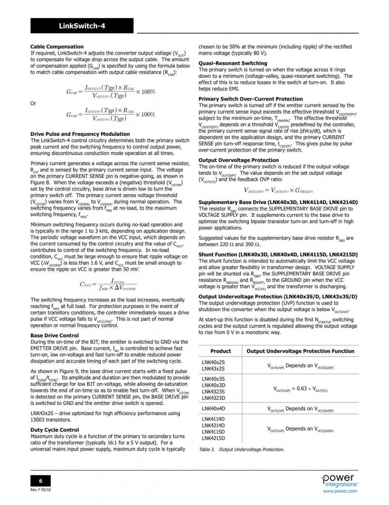 LNK4013S-TL technical document page 6