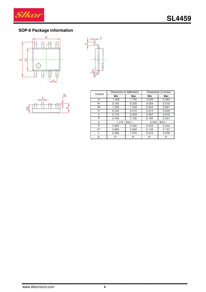 SL4459 datasheet page 6