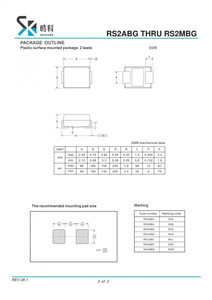 RS2MBG datasheet page 3