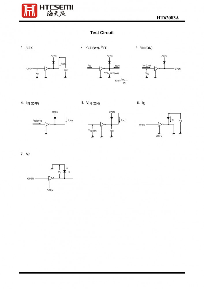 HT62083ARWZ datasheet page 4