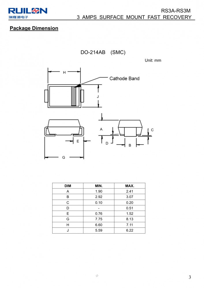 RS3B datasheet page 3