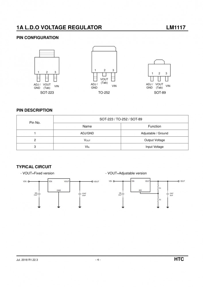 LM1117RS-1.2 datasheet page 4