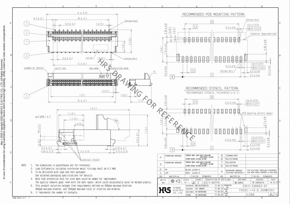 HRS FH35C drawing page 1