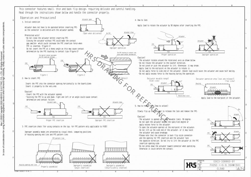 HRS FH35C routing page 5