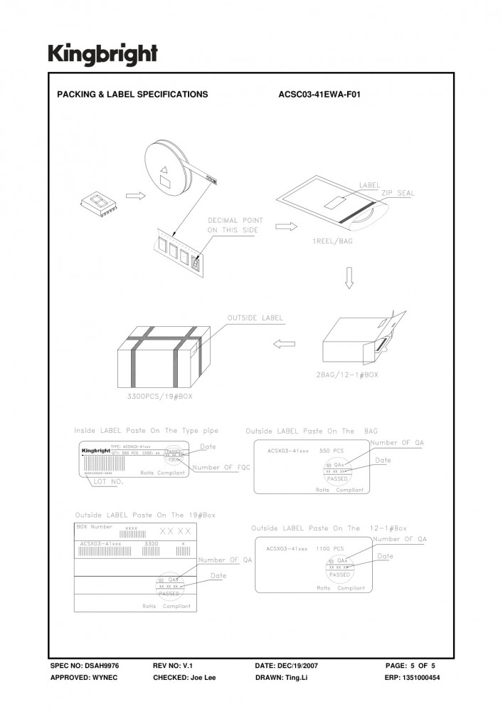 ACSC03-41EWA-F01 datasheet page 5
