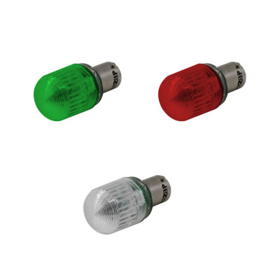 LED Lamp T-3 1/4 Bayonet 12V Mini R/CW for sale