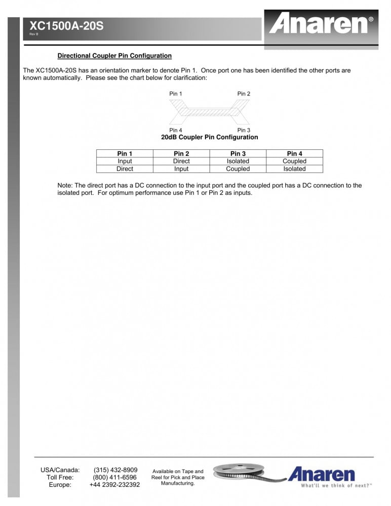 XC1500A-20S datasheet page 2