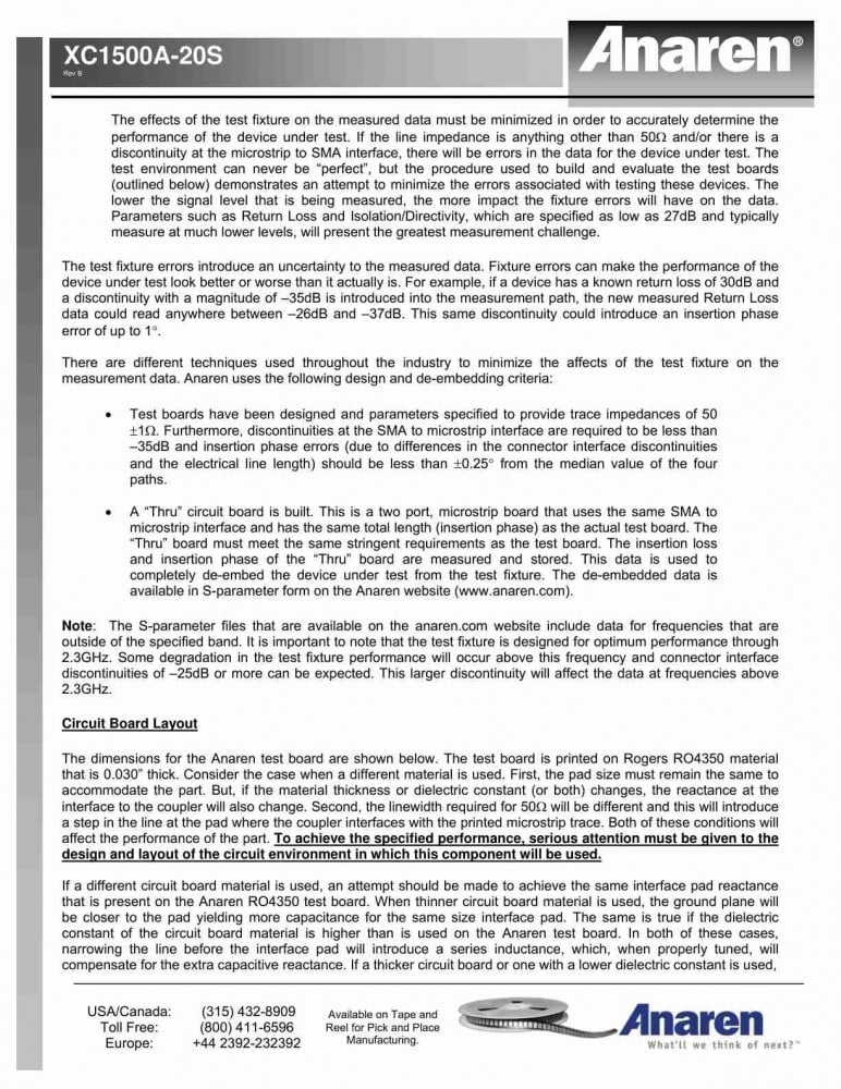XC1500A-20S datasheet page 8