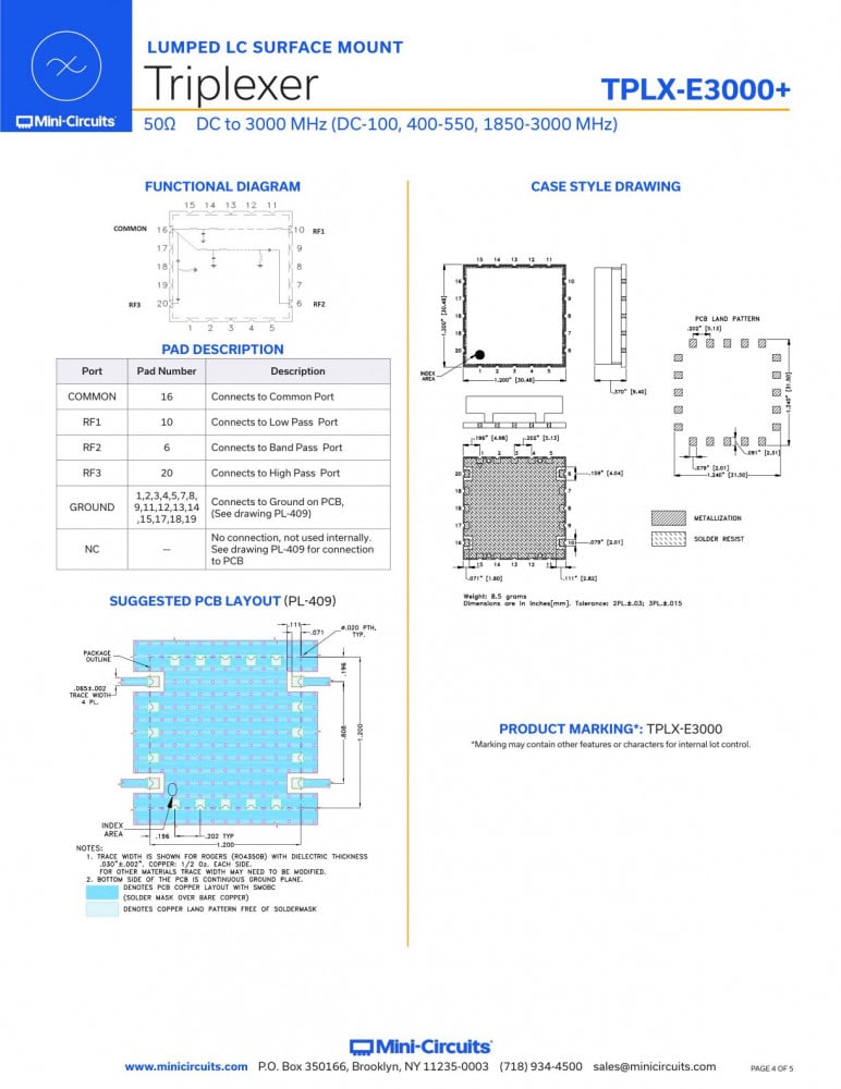 TPLX-E3000+ datasheet page 4