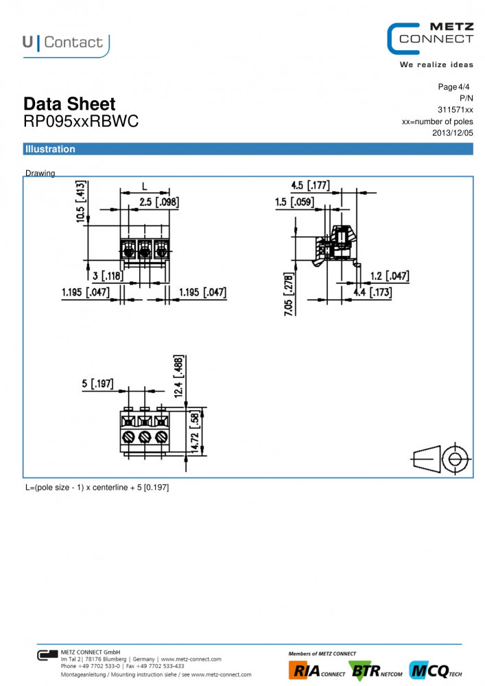 METZ CONNECT 31157103 datasheet page 4