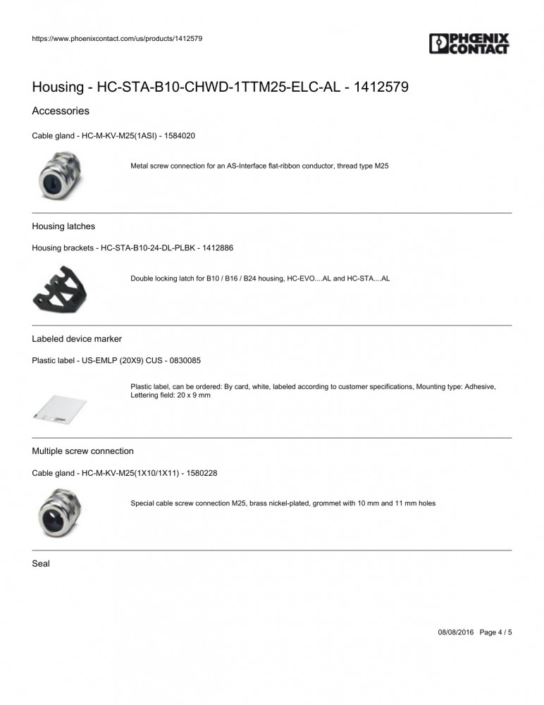 Phoenix Contact 1412580 technical document page 4
