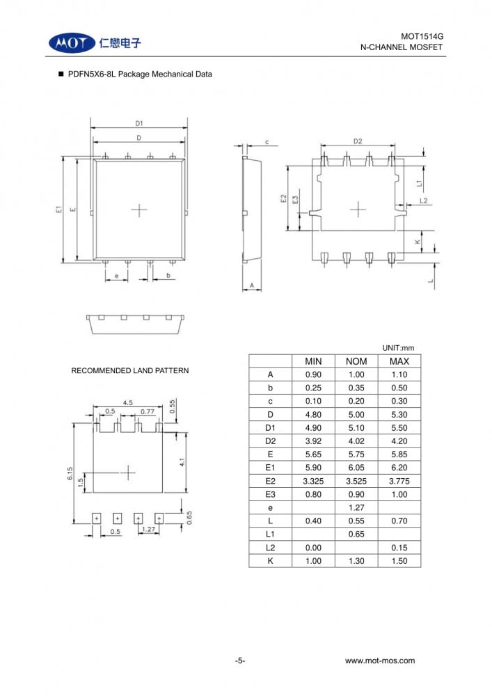 MOT1514G datasheet page 5