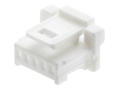 1.00mm Pitch, Pico-Clasp Low-Halogen Receptacle Crimp Housing, Single Row, Outer Positive Lock, 5 Circuits, Black for sale