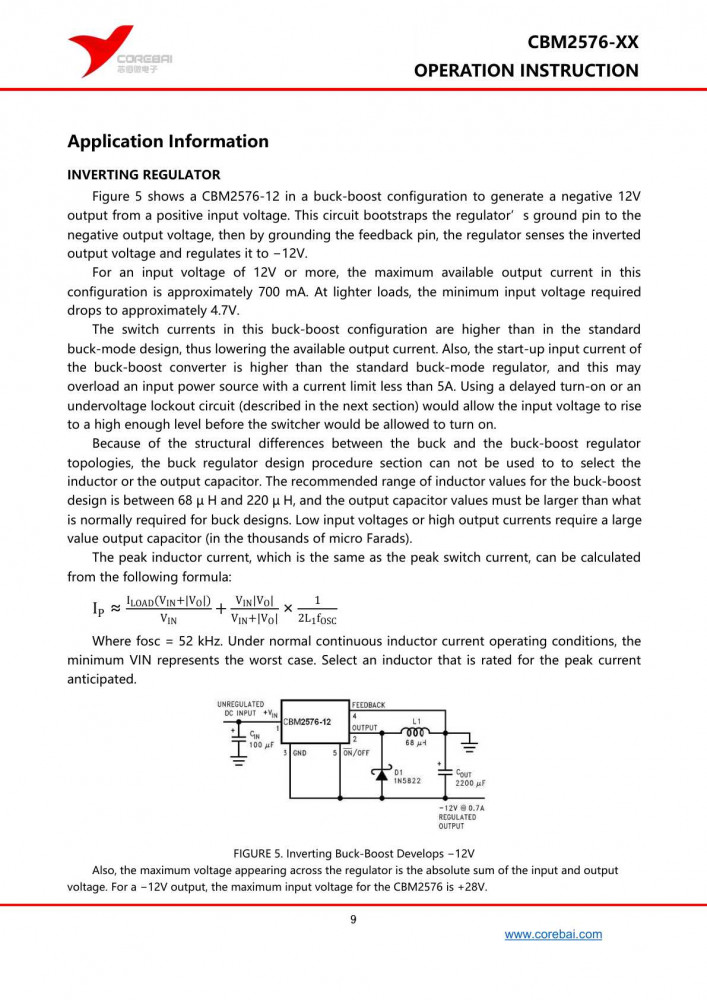 CBM2576 datasheet page 9