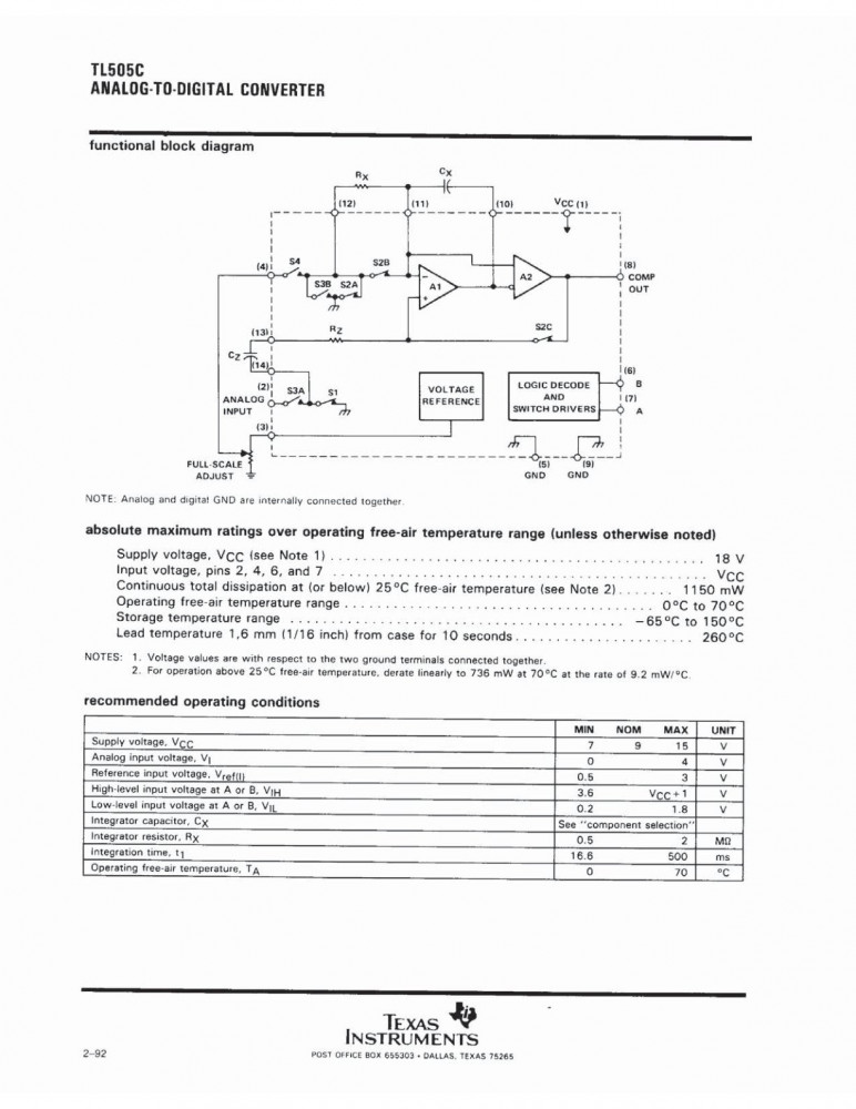 TL505CN datasheet page 3