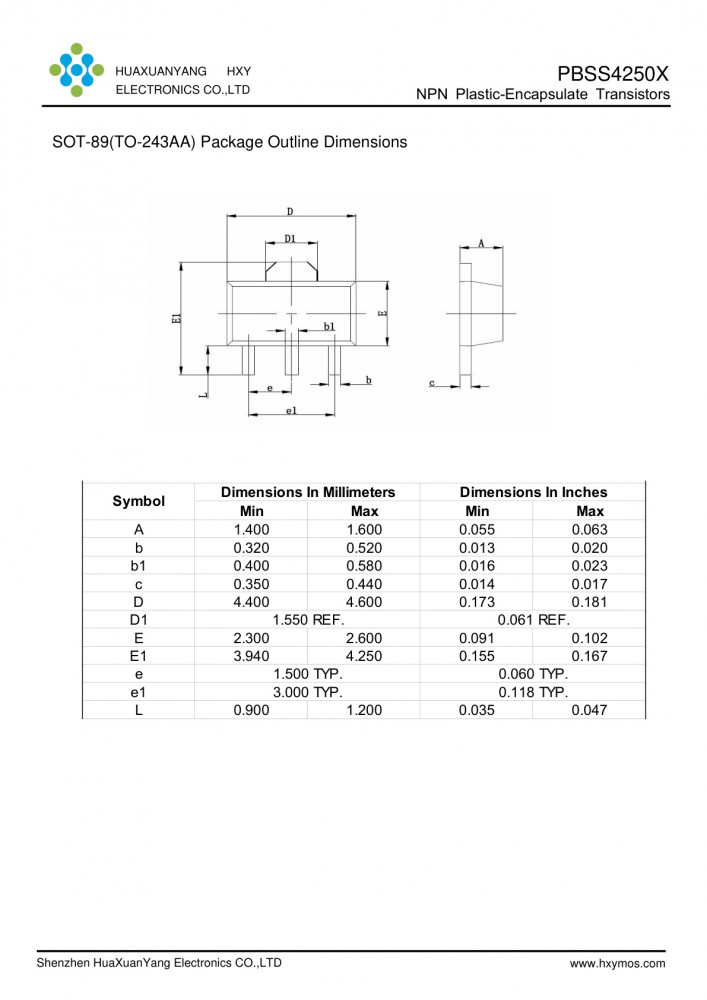 PBSS4250X-HXY datasheet page 4