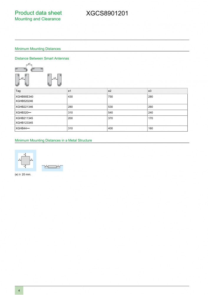 XGCS8901201 technical document page 4