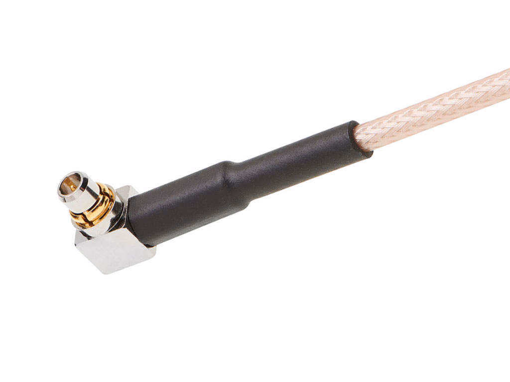 MMCX PoC Straight Plug to Pigtail on RG-316 Cable, 450.00mm Length, 50 Ohms