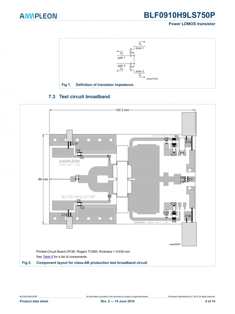 BLF0910H9LS750P datasheet preview, page 4