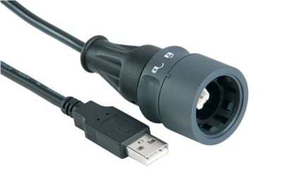 Bulgin PXP6040/B/5M00 USB Cable Assembly for sale