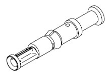 HMC Rectangular Industrial Female Terminal, 54296, 26-22 AWG, Red Retainer for sale
