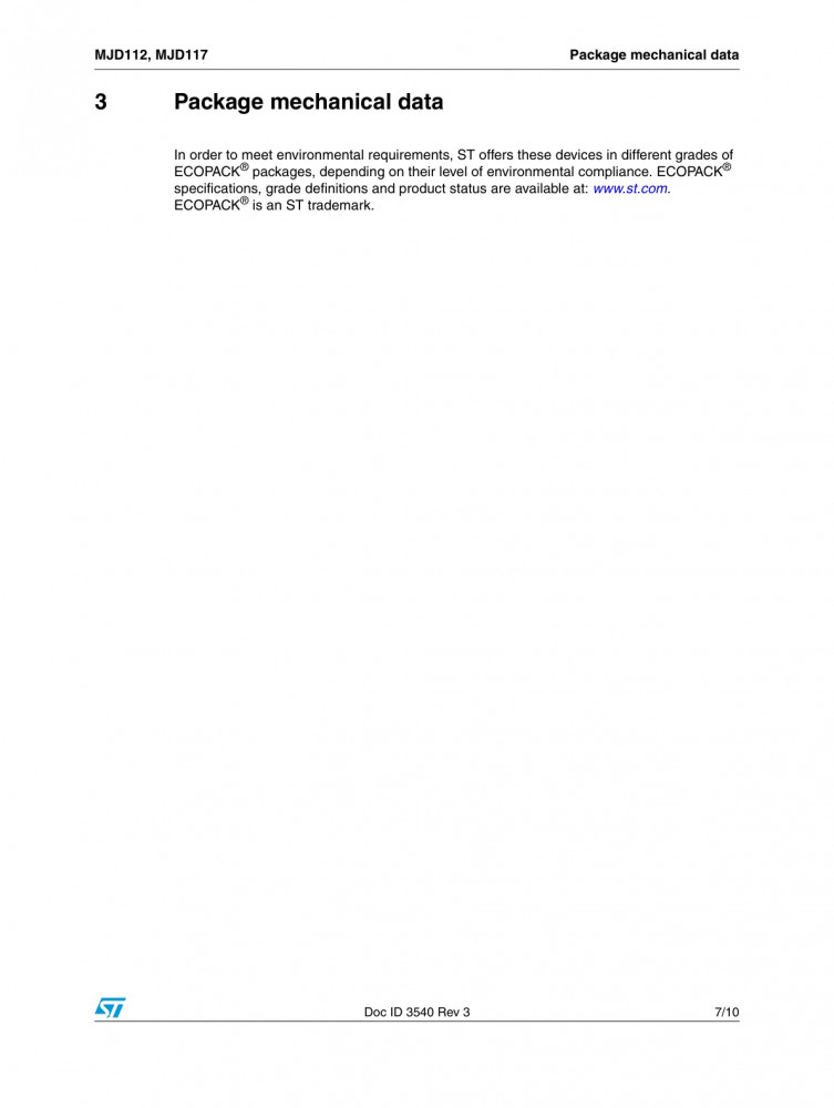 MJD112T4 datasheet page 7