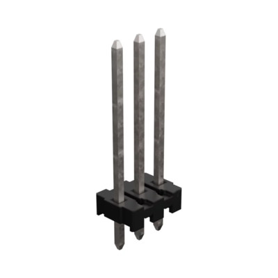 KK 396 Breakaway Header, Vertical, 3 Circuits, Matte Tin (Sn) Plating, Pin Length 30.48mm for sale