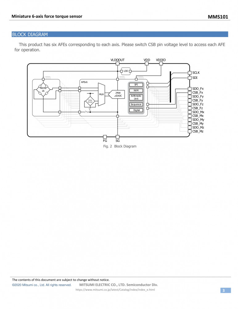 MMS101 datasheet page 3